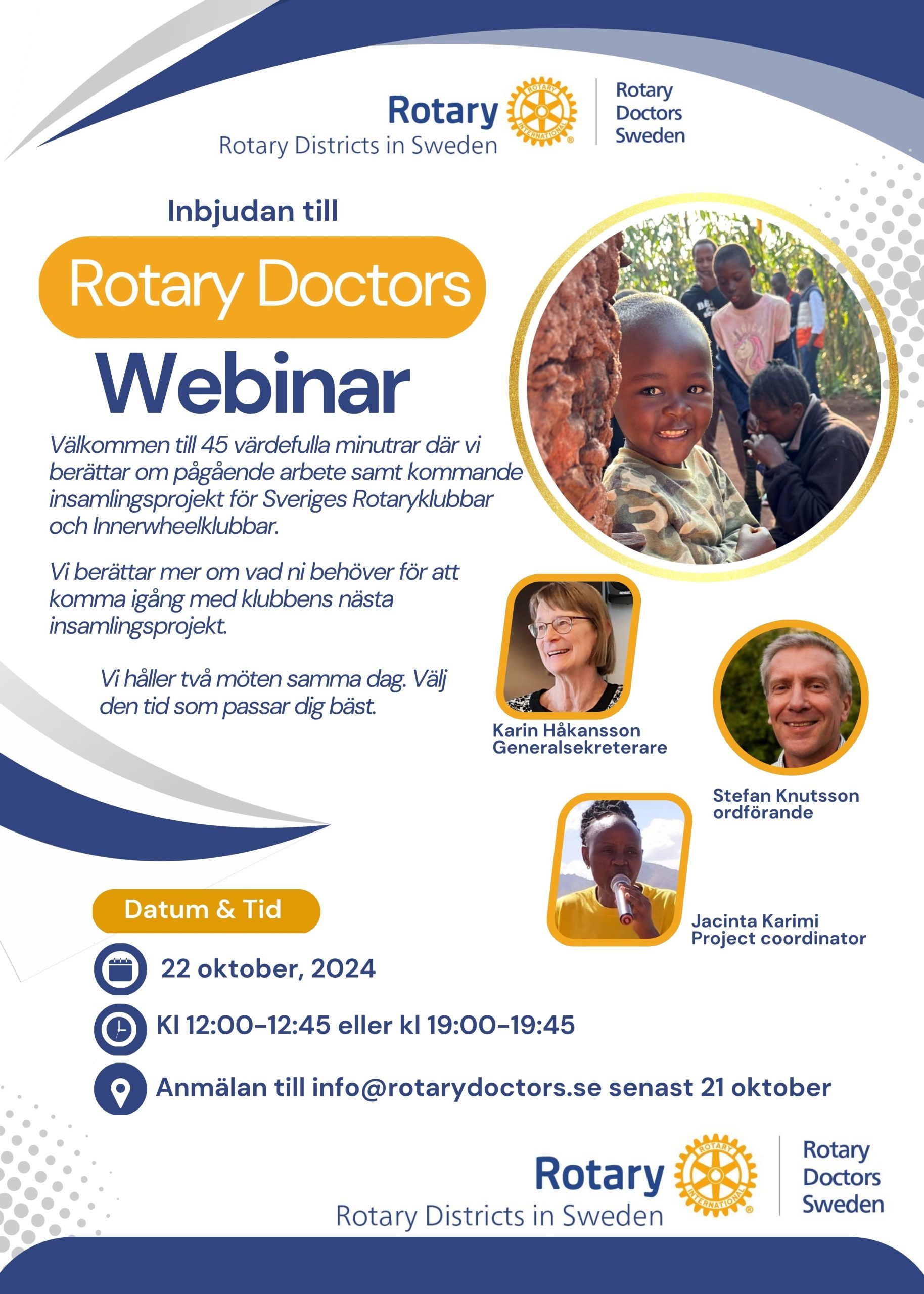 Webbinarie 11 mars - Rotary Doctors Sweden
